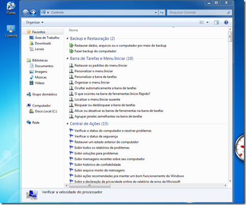Aprenda a criar um super painel de controle no Windows 7 com mais de ...